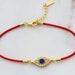 Evil Eye Red String Bracelet, Red String Protection Bracelet, Evil Eye ...