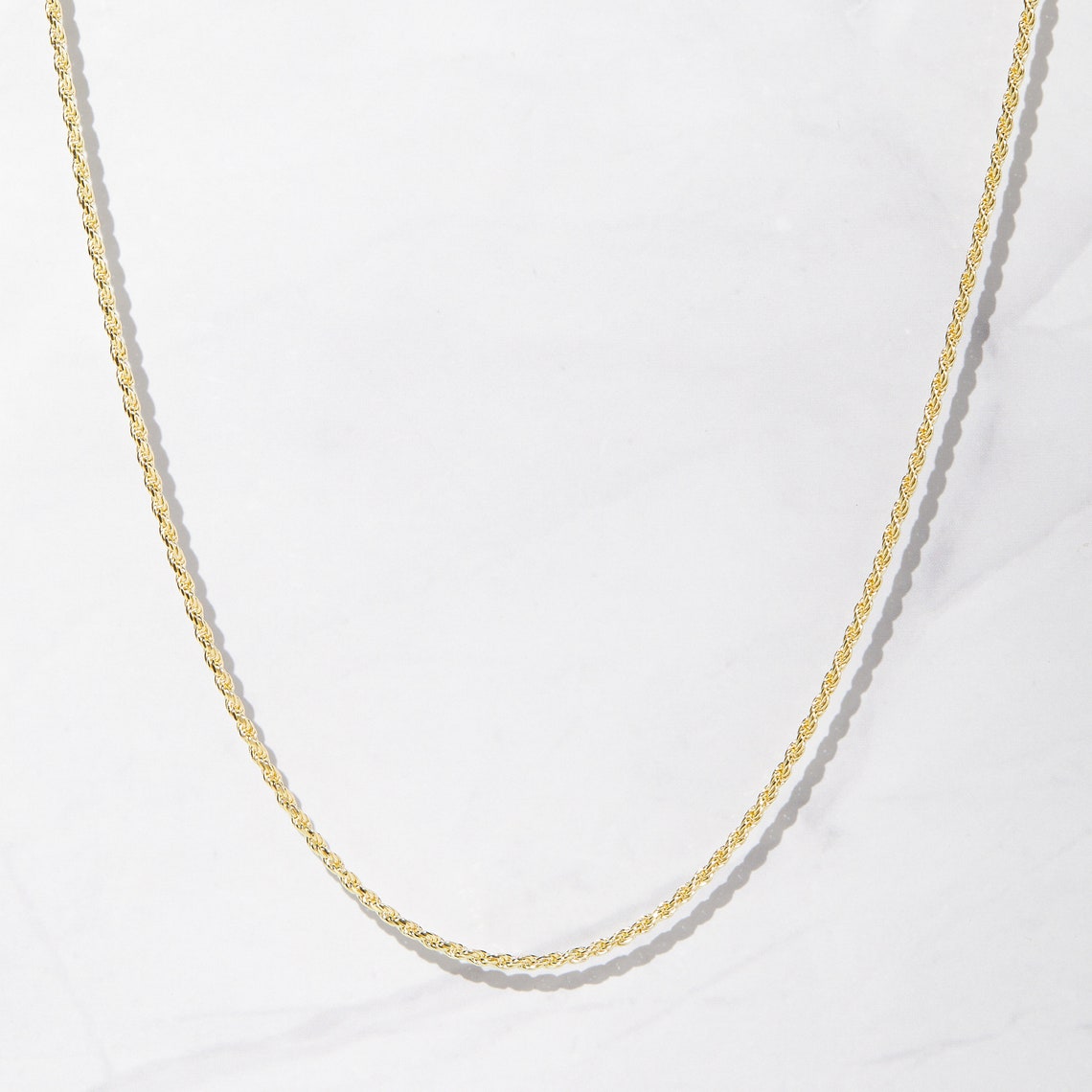 Skinny Rope Chain Dainty Rope Chain Gold Rope Chain - Etsy