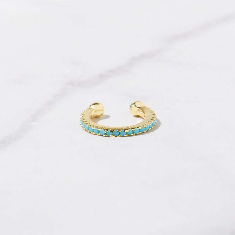 Turquoise Opal Cuff - Etsy