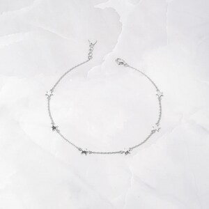 Star Anklet by Sami Jewels, Dainty Star Ankle Bracelet, Minimalist ...