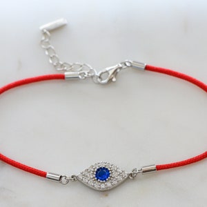 Evil Eye Red String Bracelet, Red String Protection Bracelet, Evil Eye ...