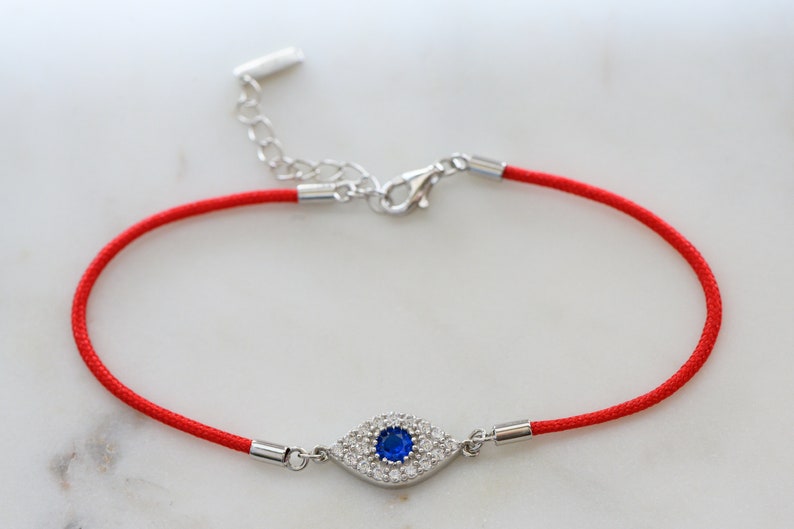 Evil Eye Red String Bracelet, Red String Protection Bracelet, Evil Eye ...