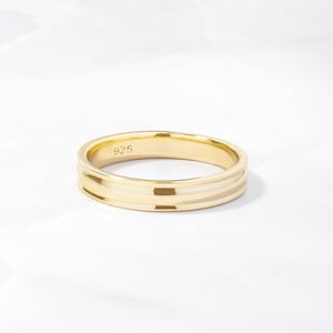 Gold Band, Simple Ring, Minimalist Ring Dainty Ring Plain Ring Simple ...