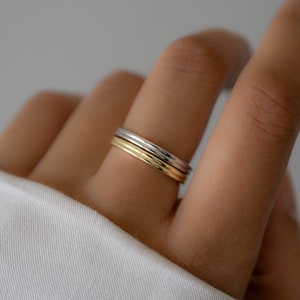 Gold Band, Simple Ring, Minimalist Ring, Dainty Ring, Plain Ring ...