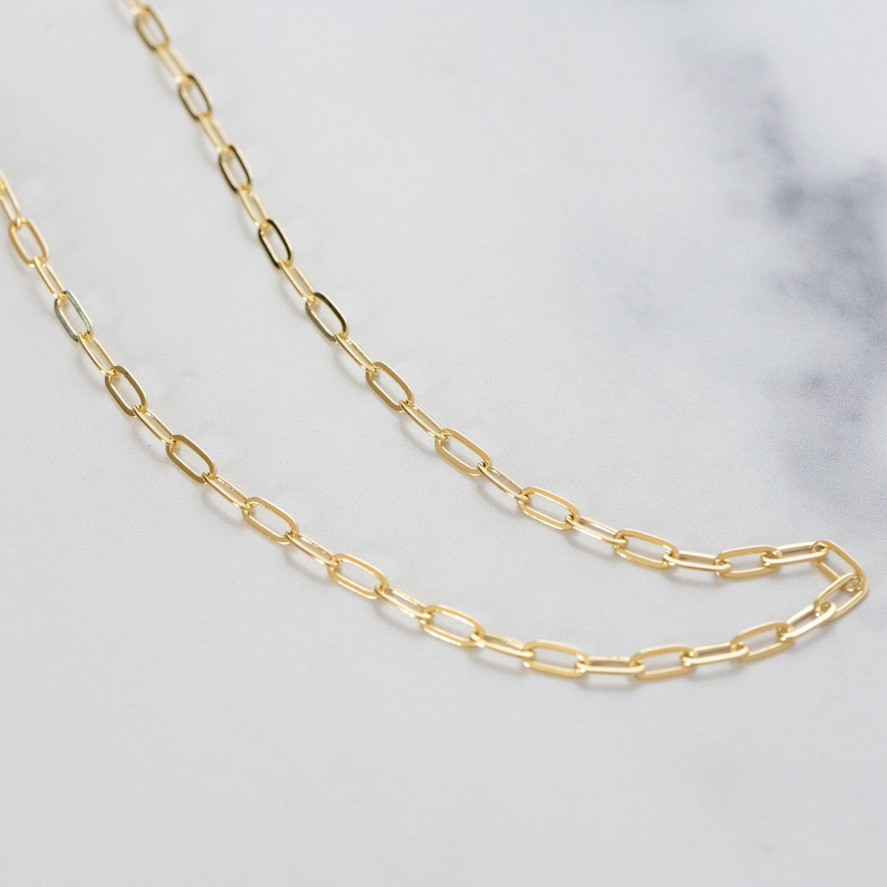 Small Paperclip Necklace Chain Necklace Paperclip Necklace - Etsy