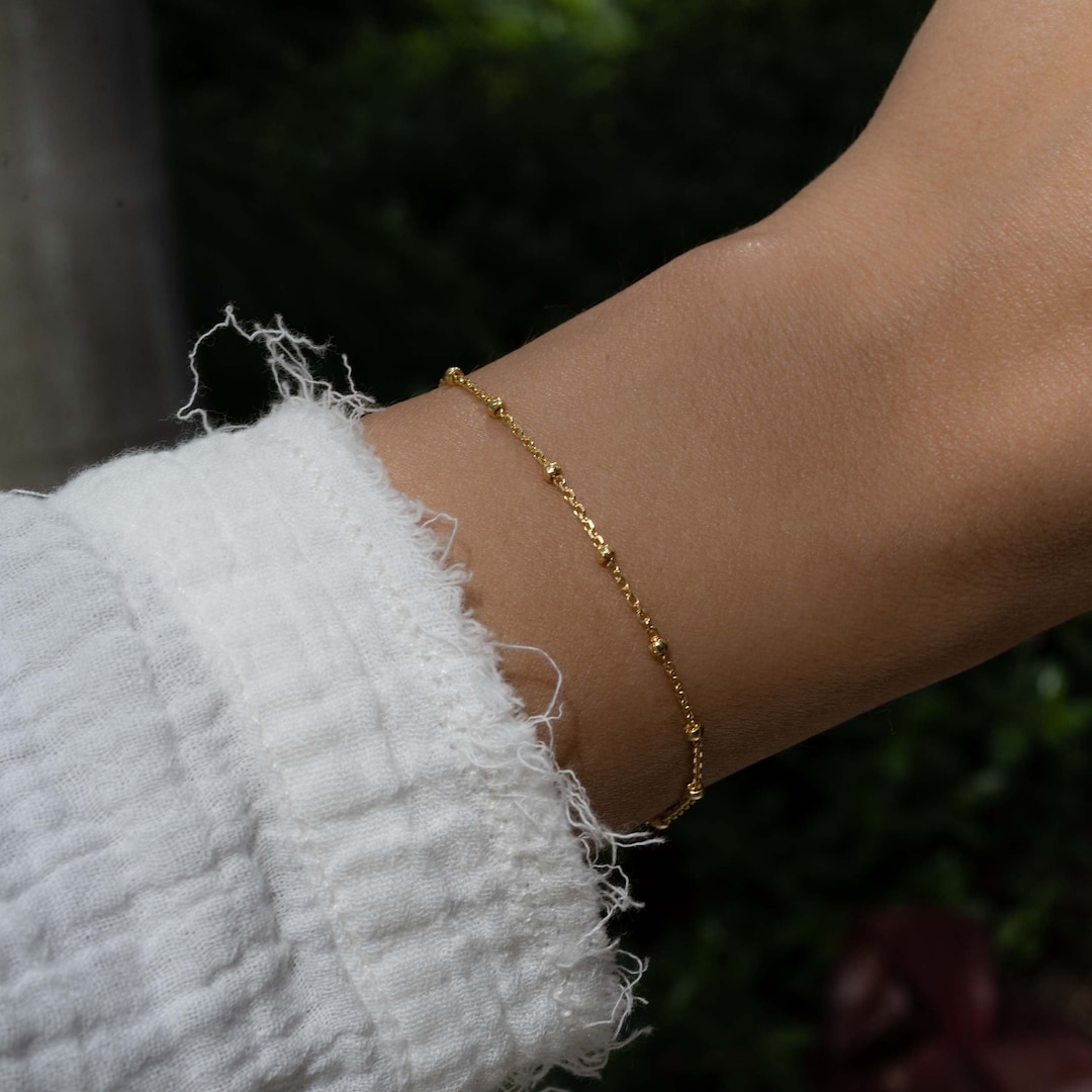 Dainty Bracelet, Minimalist Bracelet, Bracelet, Thin Chain Bracelet ...