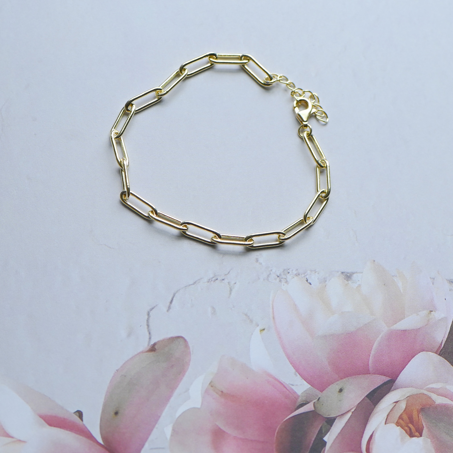 Paperclip Bracelet Paperclip Chain Chain Link Bracelet | Etsy