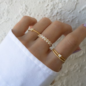 Oval Diamond Ring, Stacking Ring, Diamond Band, Wedding Band ...