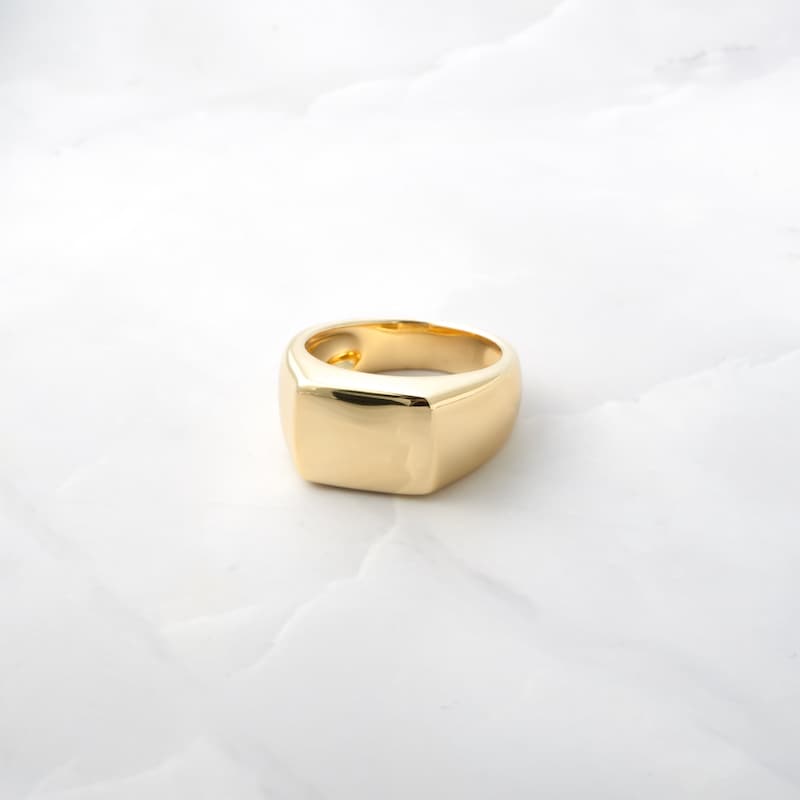 Square Signet Ring - Etsy