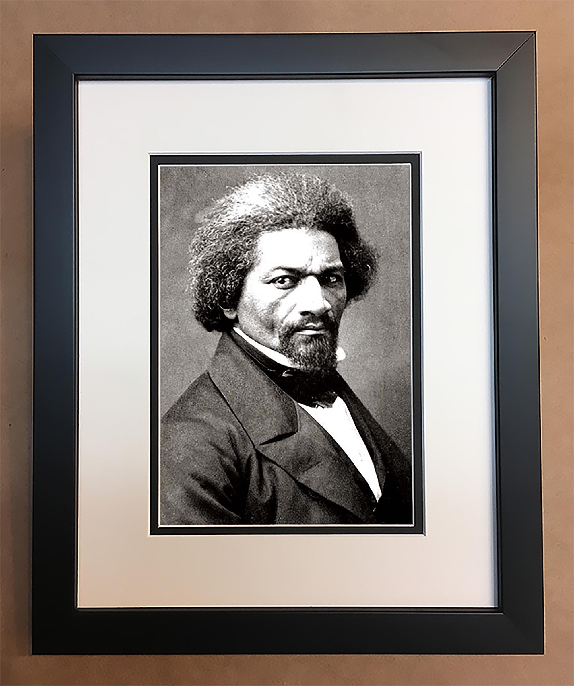 Frederick Douglas Black and White Photo Professionally Framed - Etsy