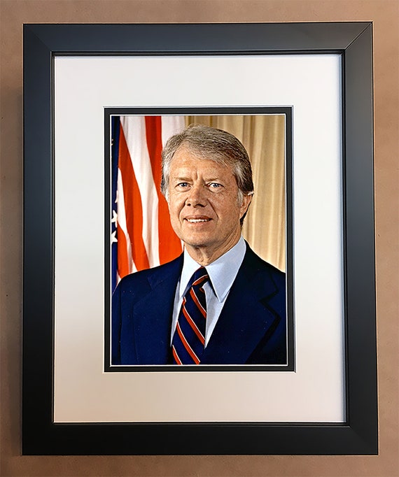 President Jimmy Carter Photo Professionally Framed Matted | Etsy