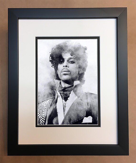Prince Black and White Photo Professionally Framed Matted | Etsy