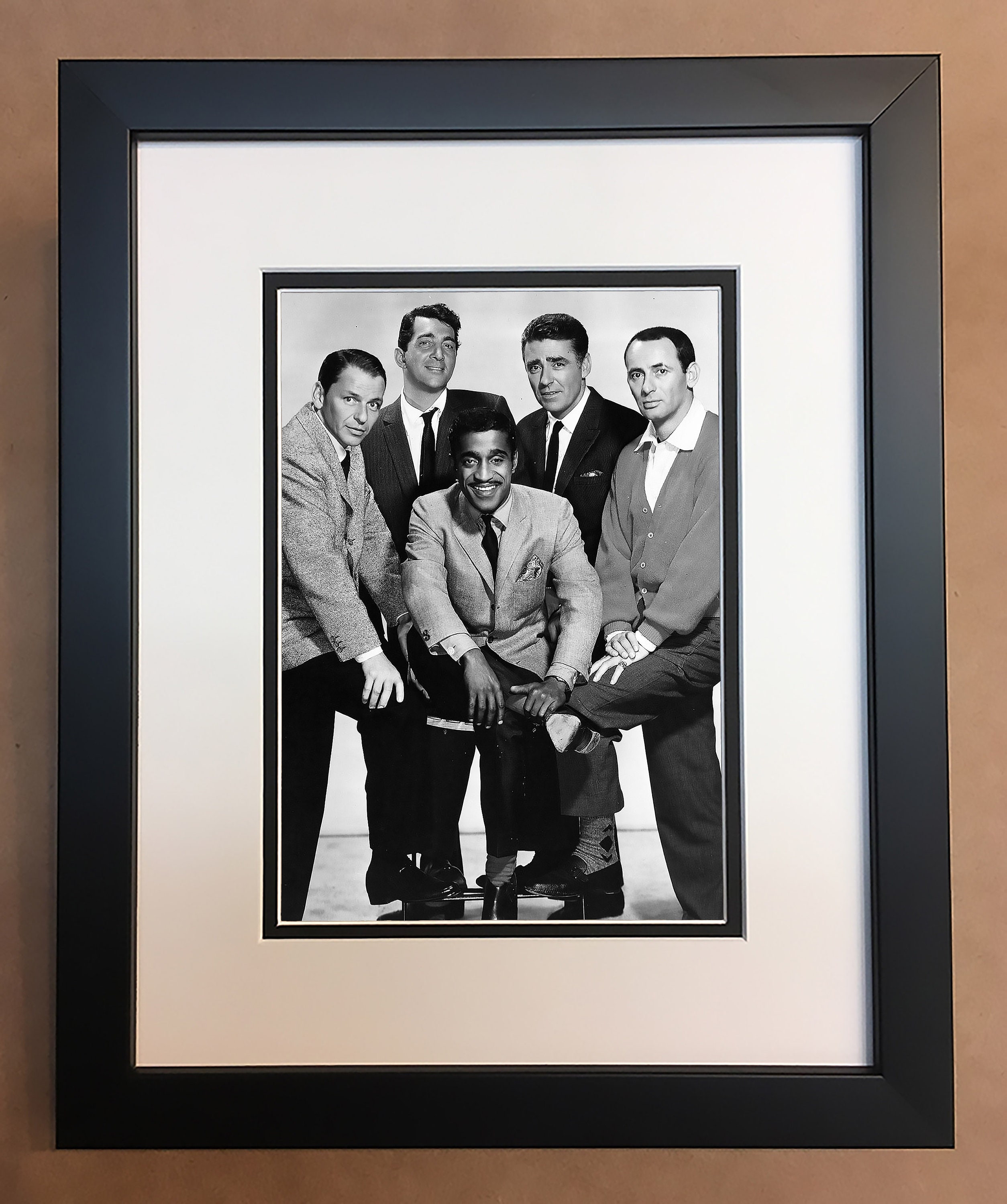 Rat Pack Black and White Photo Professionally Framed Matted | Etsy