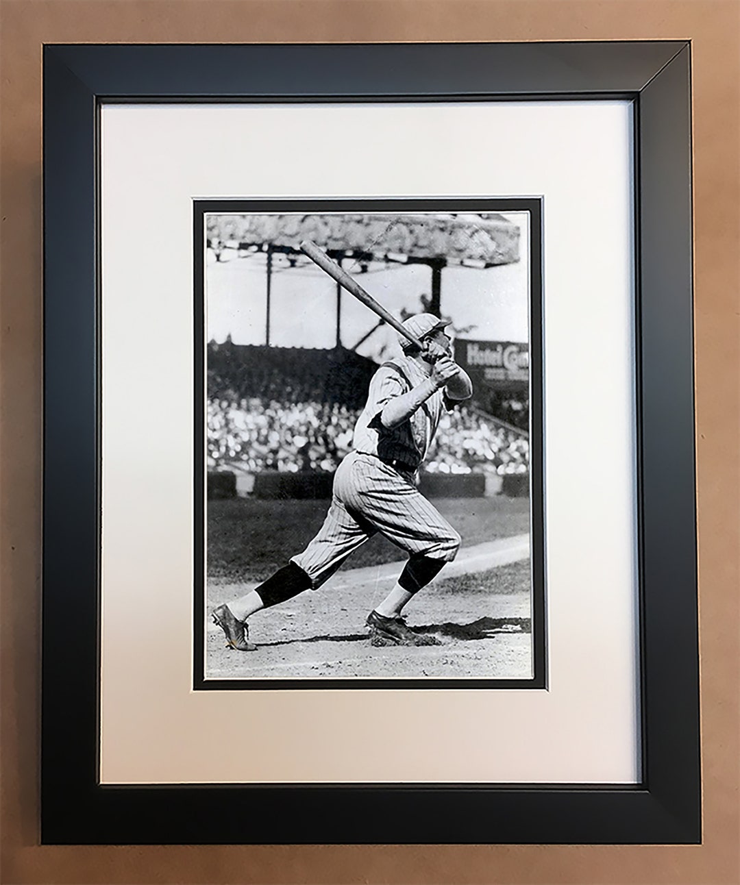 Babe Ruth Black and White Photo Professionally Framed, Matted 8x10. - Etsy