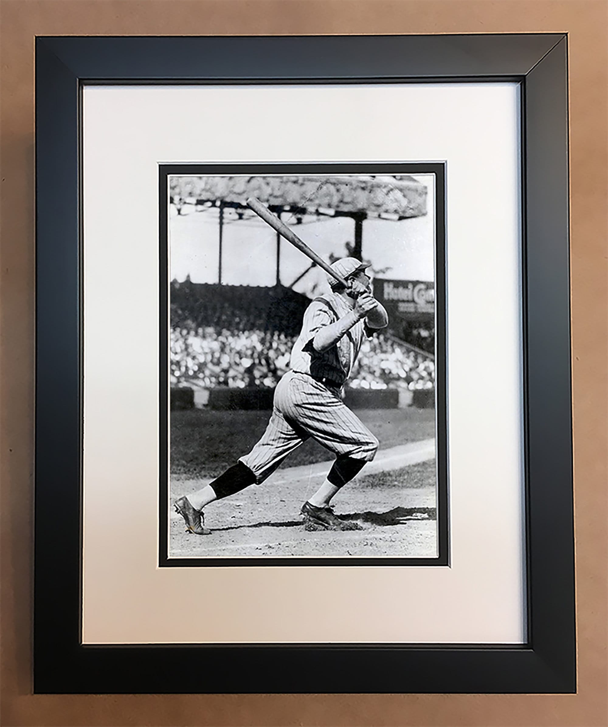 Babe Ruth Black and White Photo Professionally Framed Matted | Etsy