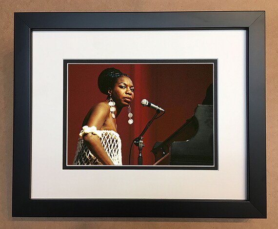 Nina Simone Color Photo Professionally Framed Matted 10x8. - Etsy