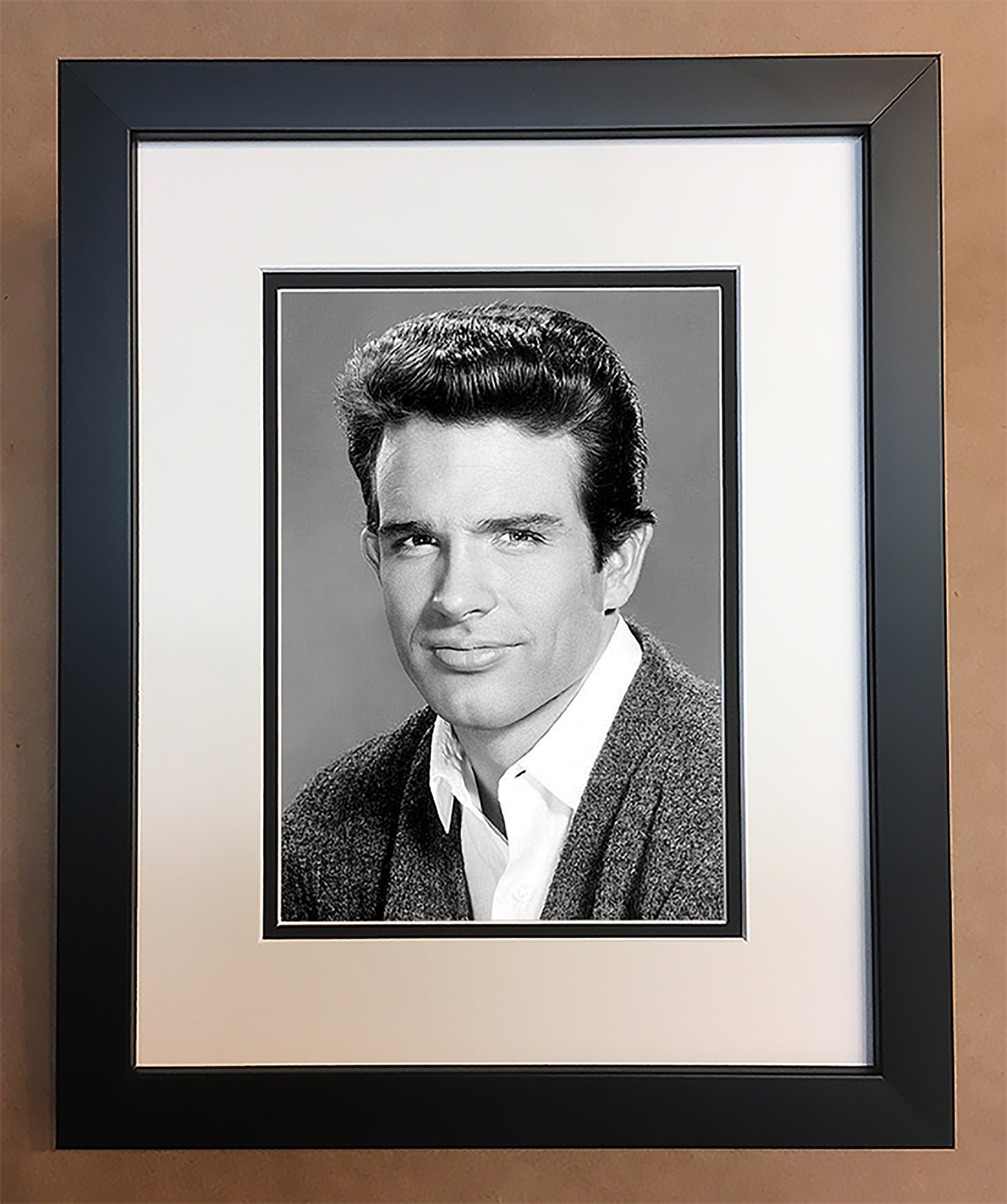 Warren Beatty Black and White Photo Professionally Framed - Etsy