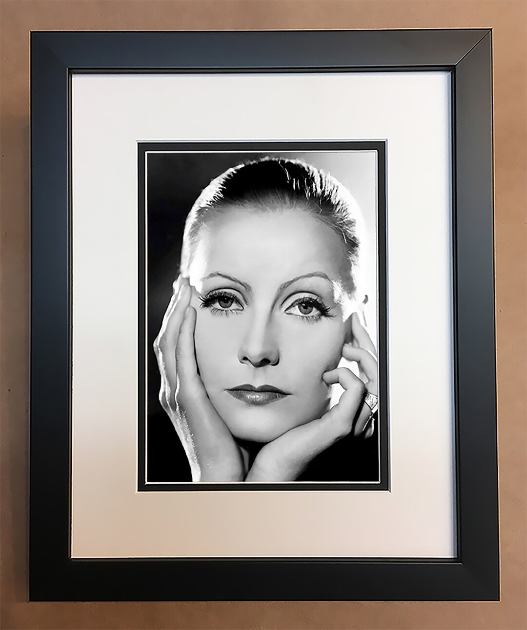 Greta Garbo Black and White Photo Professionally Framed, Matted 8x10 ...