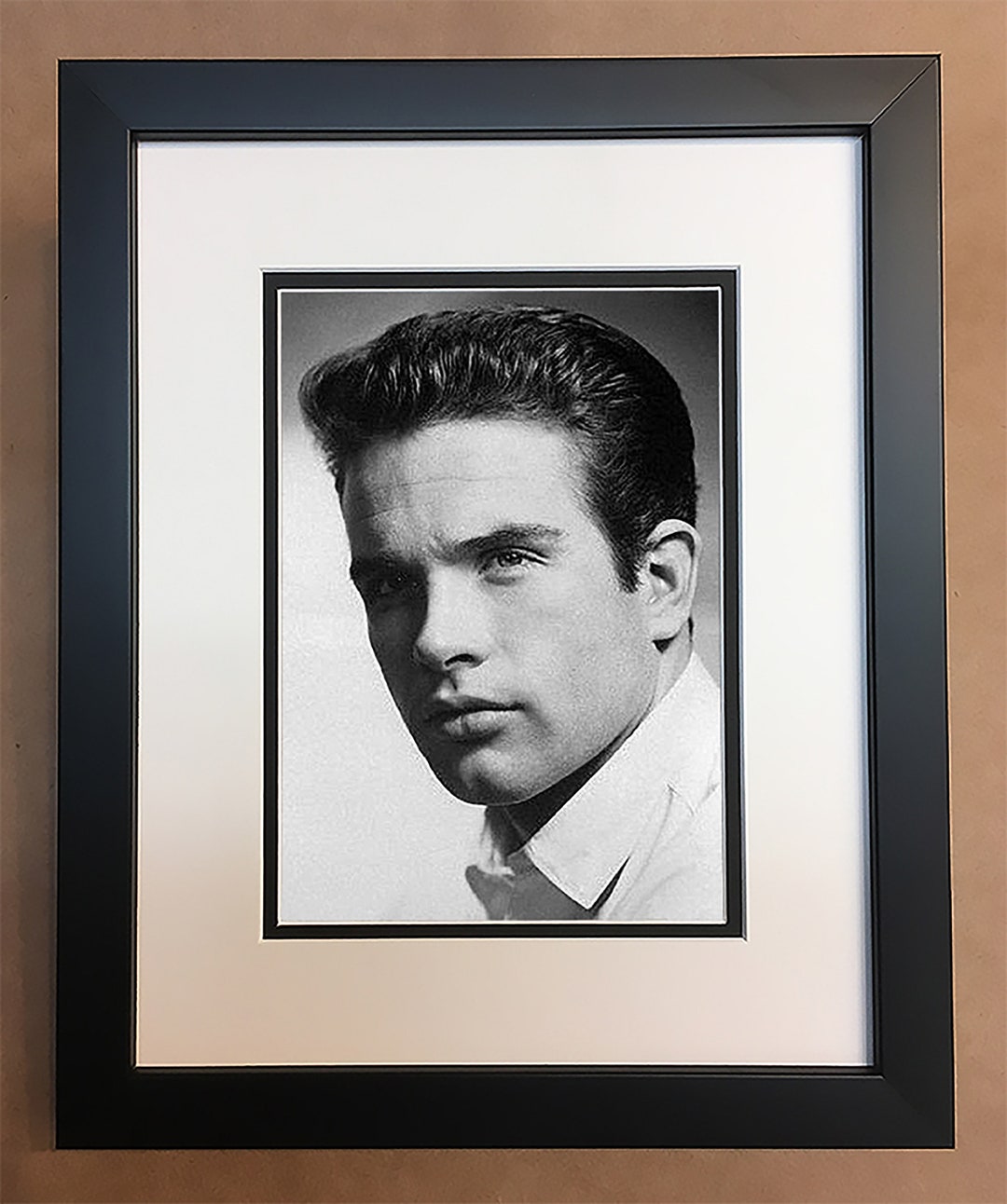 Warren Beatty Black and White Photo Professionally Framed, Matted 8x10 ...