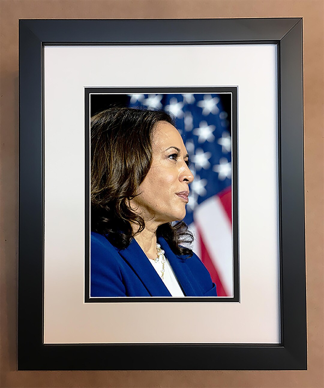 Kamala Harris Color Photo Professionally Framed, Matted 8x10. - Etsy