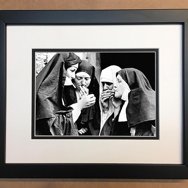 Nuns Smoking Print - Etsy