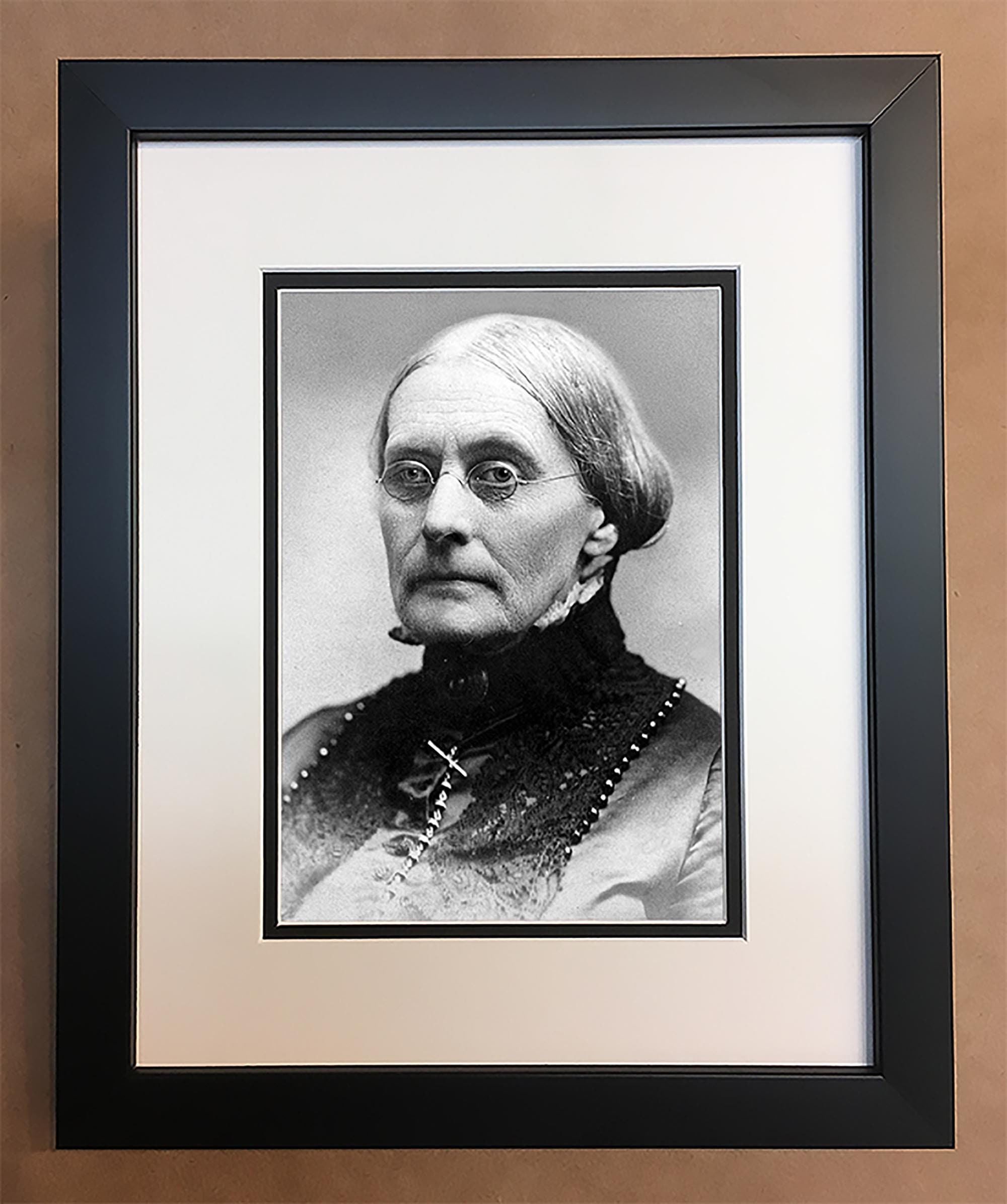 Susan B Anthony Black and White Photo Professionally Framed | Etsy