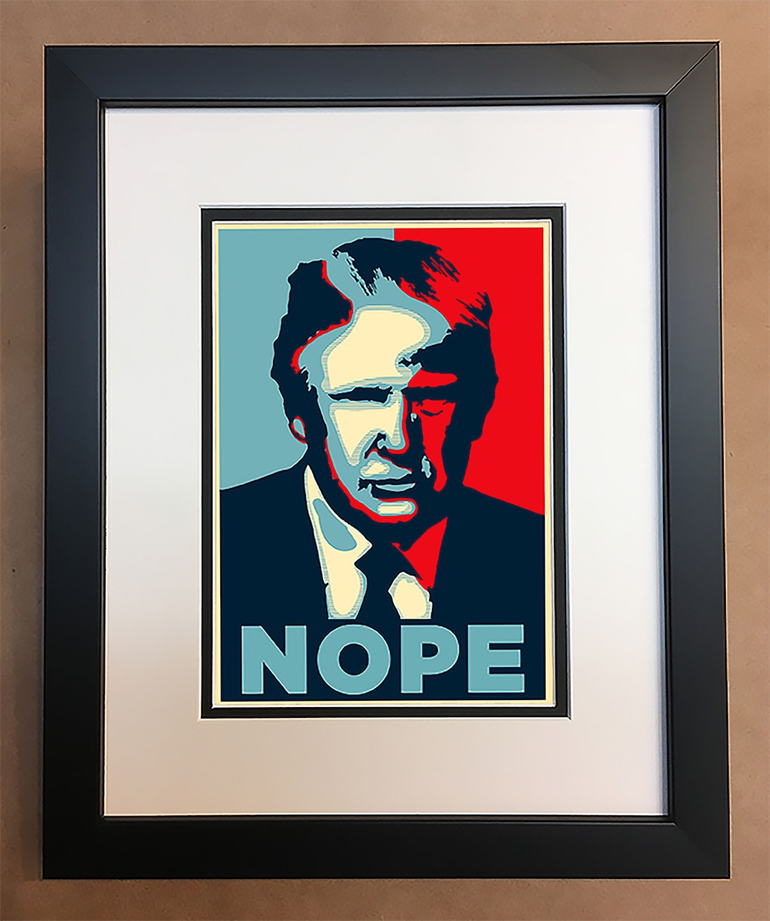 Donald Trump NOPE Professionally Framed, Matted 8x10. - Etsy