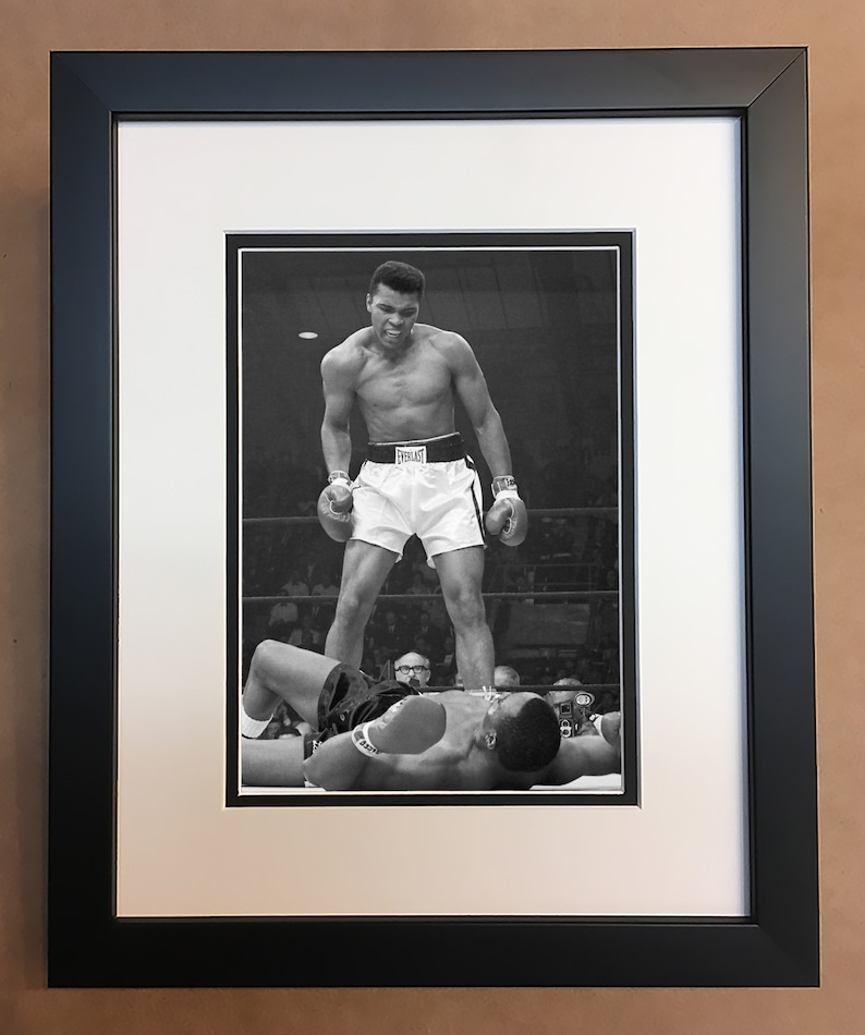 Muhammad Ali Black and White Photo Professionally Framed - Etsy