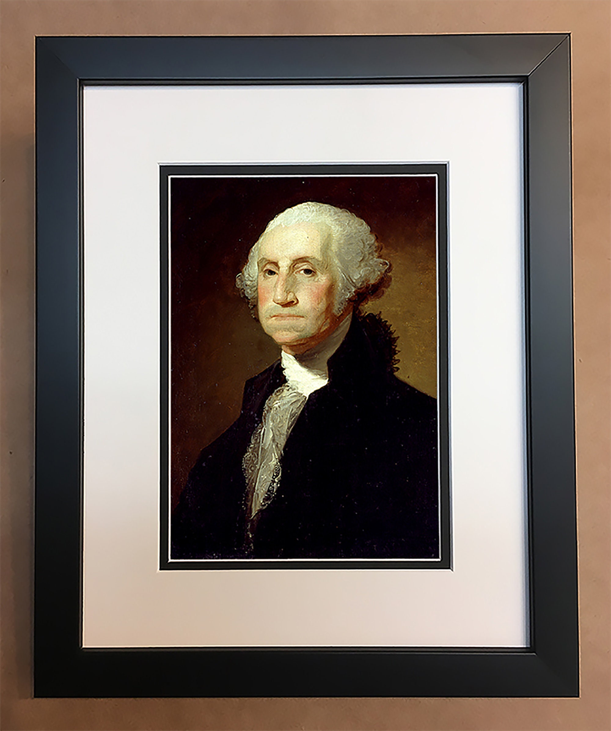 George Washington Color Print Professionally Framed Matted | Etsy
