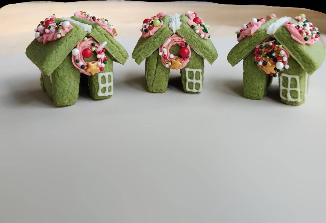 Matcha Pandan Mini Gingerbread Houses Limited Edition - Etsy