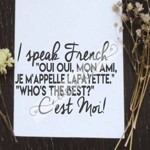 HAMILTON Inspired Digital Design | Lafayette Quote Instant Digital ...