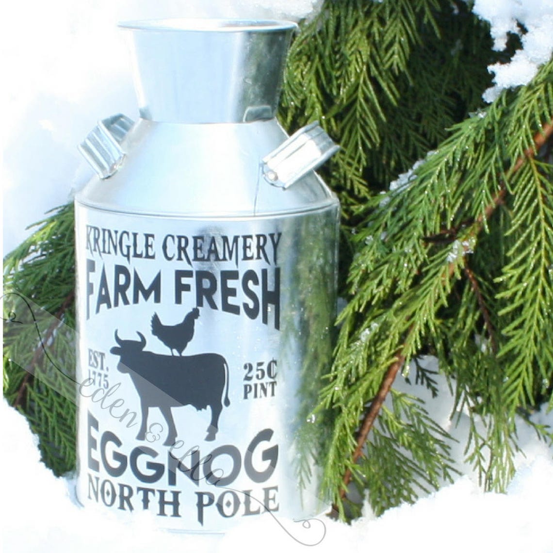 FARMHOUSE STYLE Farm Fresh Vintage Eggnog Sign Instant - Etsy