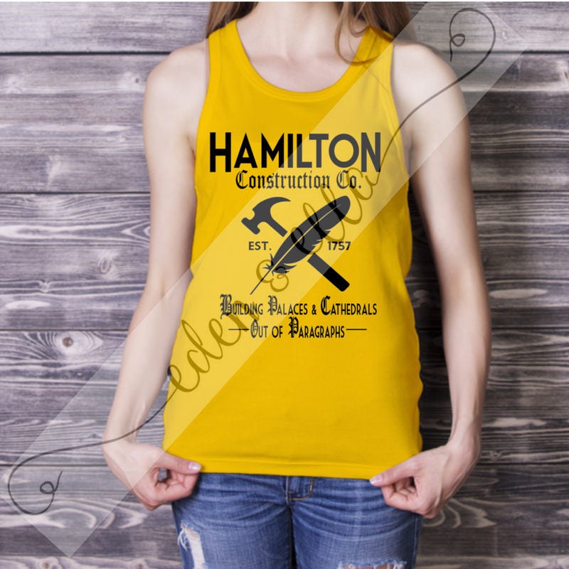 HAMILTON Inspired hamilton Construction Co. | Etsy