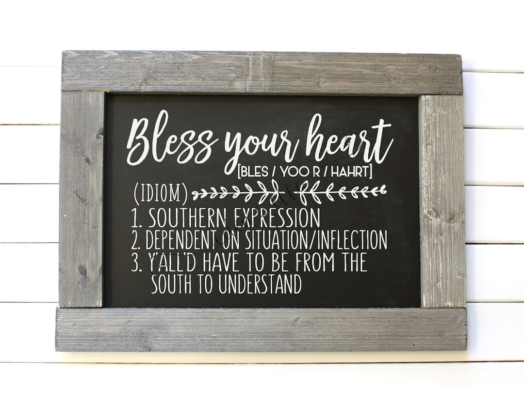 BLESS YOUR HEART Digital Design | Instant Download | Svg | 6 File Types ...