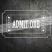 ADMIT TWO Movie Ticket Stub Decal | Instant Digital Download | 2 ...