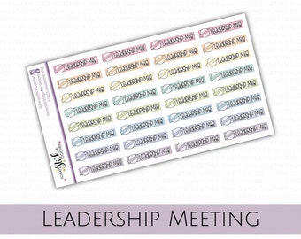 Meeting Planner Stickers - Etsy
