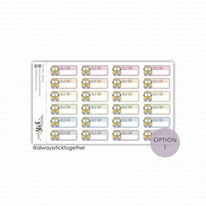 FIELD TRIP Stickers Perfect for Your Planner, Journal, or Scrapbook - Etsy