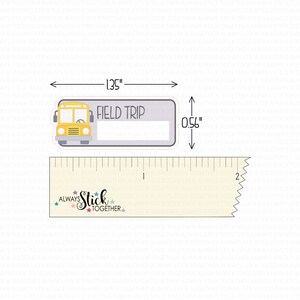 FIELD TRIP Stickers Perfect for Your Planner, Journal, or Scrapbook - Etsy
