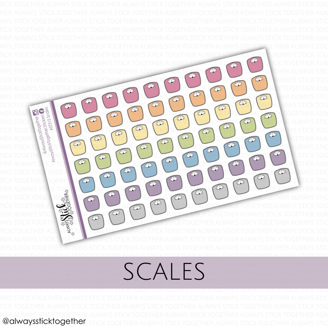 SCALES Stickers Perfect for Your Planner, Journal, or Scrapbook - Etsy