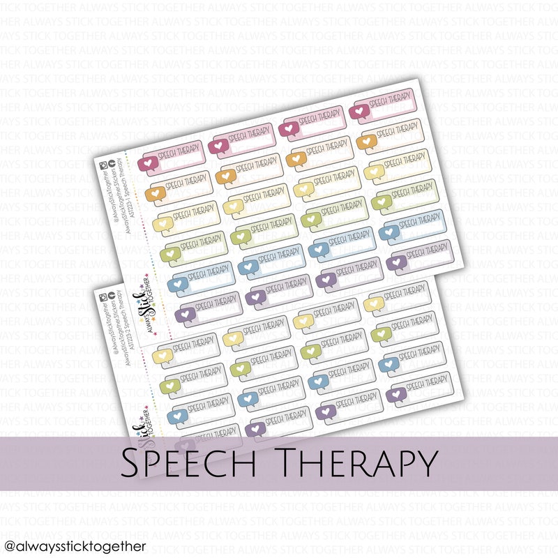 Speech Therapy Stickers - Etsy