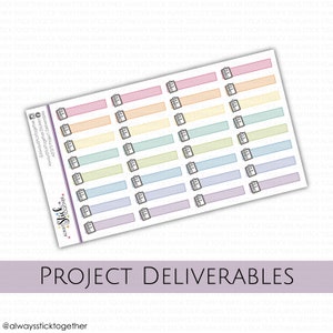 PROJECT DELIVERABLES Stickers Perfect for Your Planner, Journal, or ...