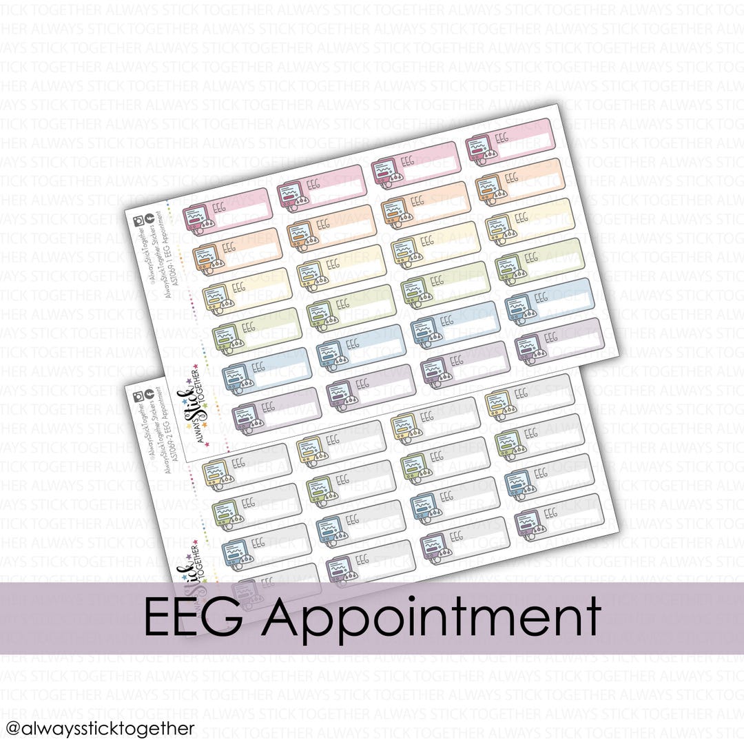 EEG Appointment Planner Stickers - Etsy