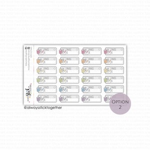 TAXES Stickers Perfect for Your Planner, Journal, or Scrapbook - Etsy