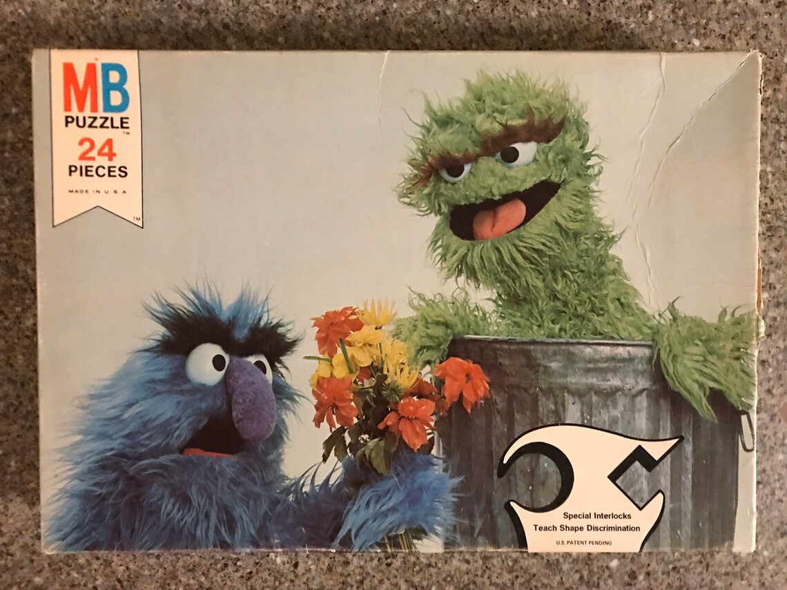 1976 Sesame Street 24 Pc Jigsaw Puzzle - Etsy