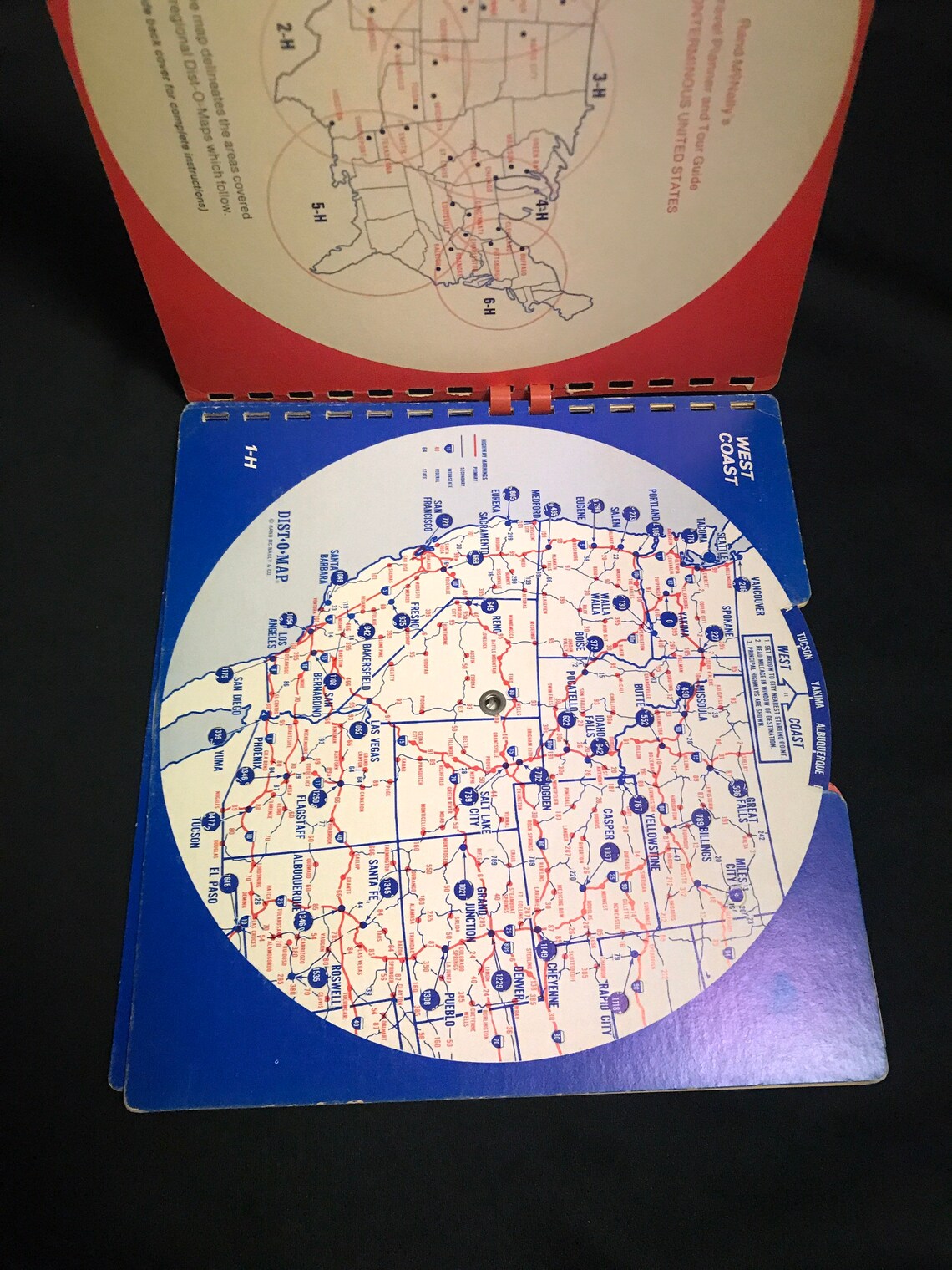Rand McNally DIST-O-MAP | Etsy Rand McNally DIST-O-MAP | Etsy