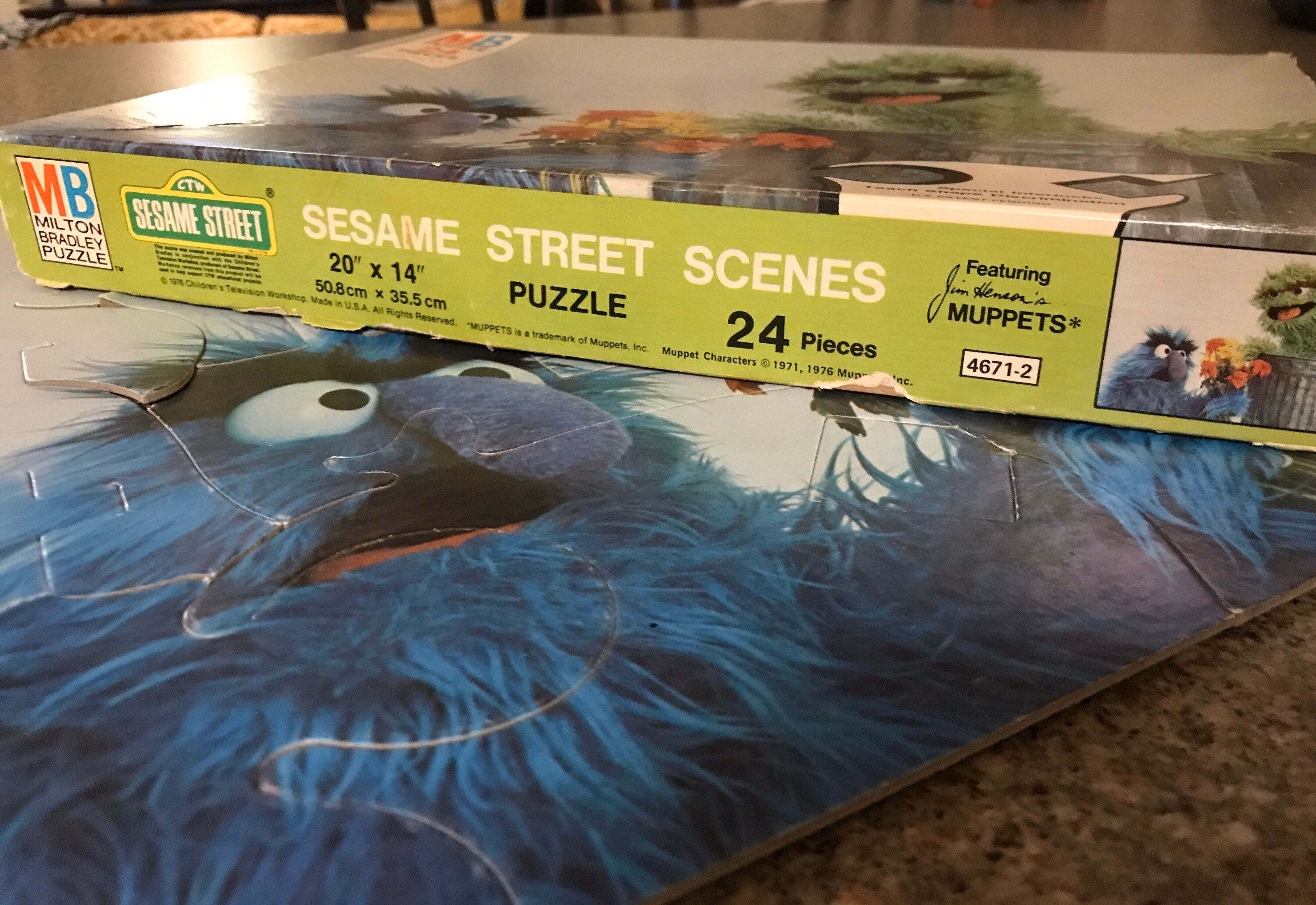 1976 Sesame Street 24 Pc Jigsaw Puzzle - Etsy
