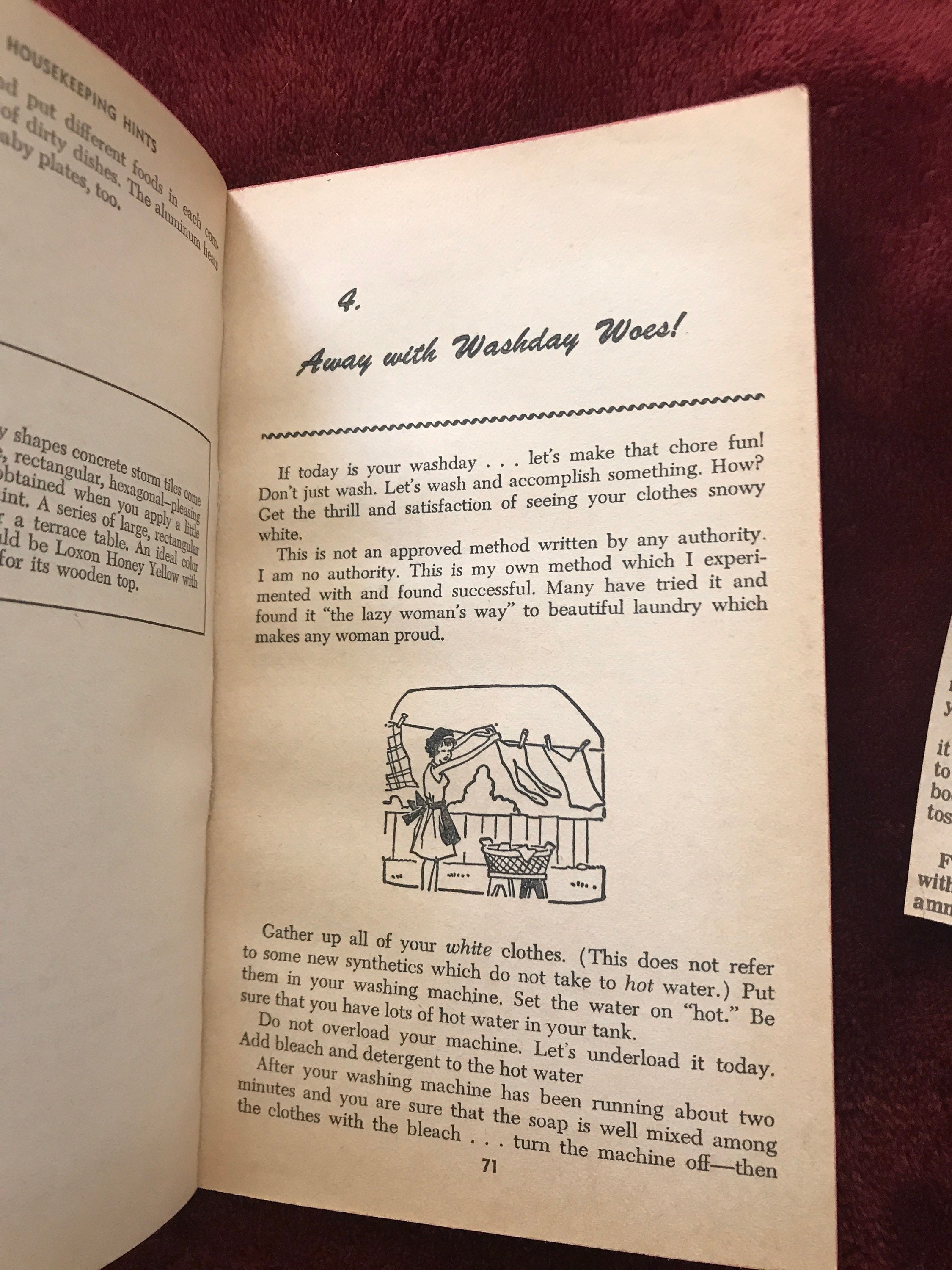 1968 Heloise’s Housekeeping Hints Paperback With Original Owner’s Added ...