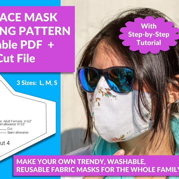 Face Mask Template - Etsy