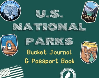 Style 5 Park Visit Journal Pages works With National Park - Etsy