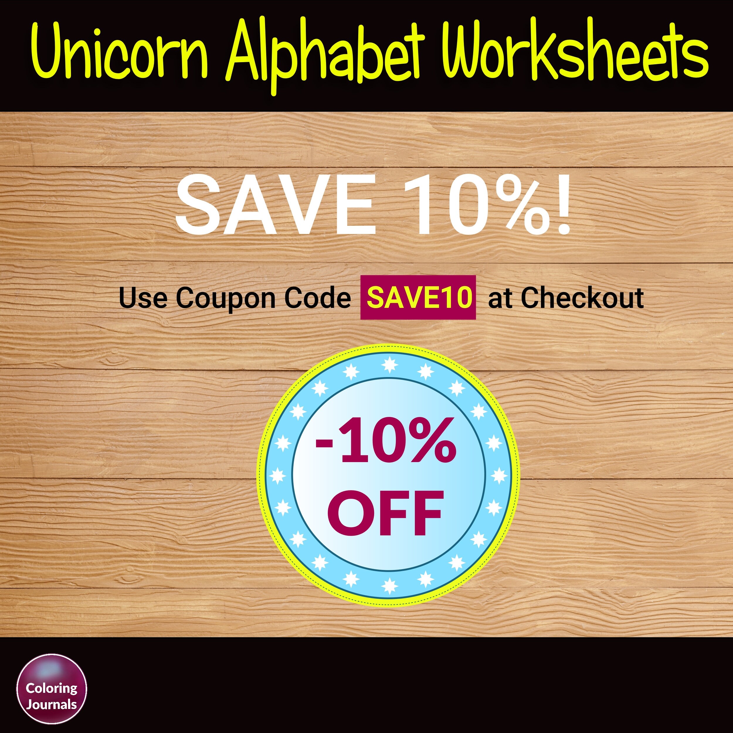 Alphabet Practice Worksheets Unicorn Coloring Pages for Girls - Etsy